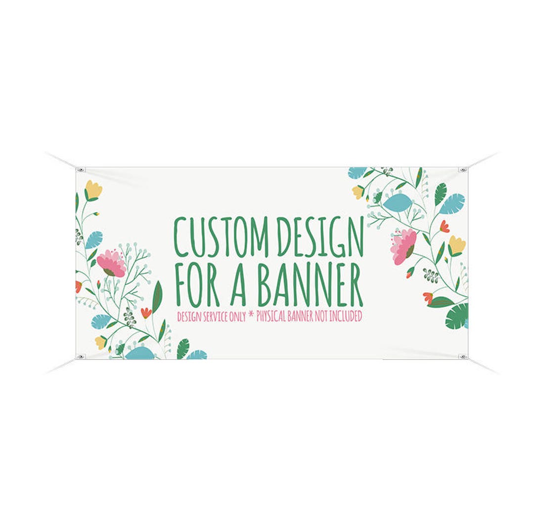 Banner Design , Custom Banner With Your Logo, Graphic Design Service ...