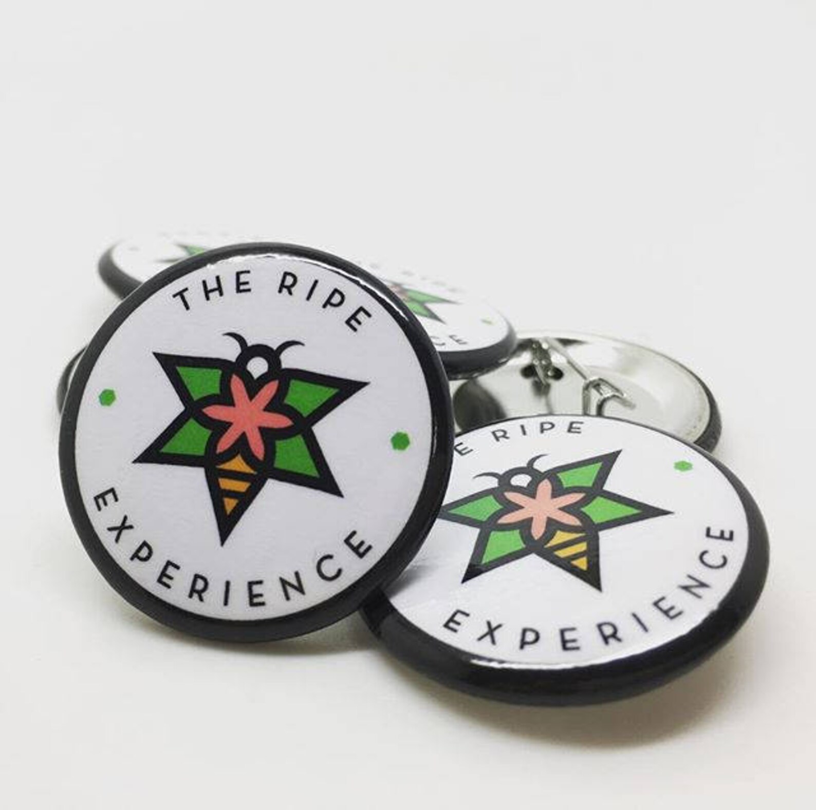 Custom Round Buttons 25 Logo Buttons Pin Back buttons | Etsy