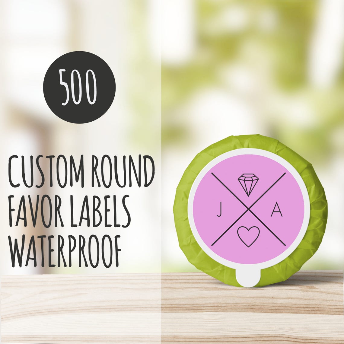 Custom Personalized Product Labels 500 Roun Sticker Tags | Etsy