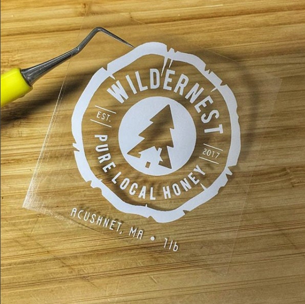 White Ink Product Labels 25 Rectangle Labels With White Ink - Etsy