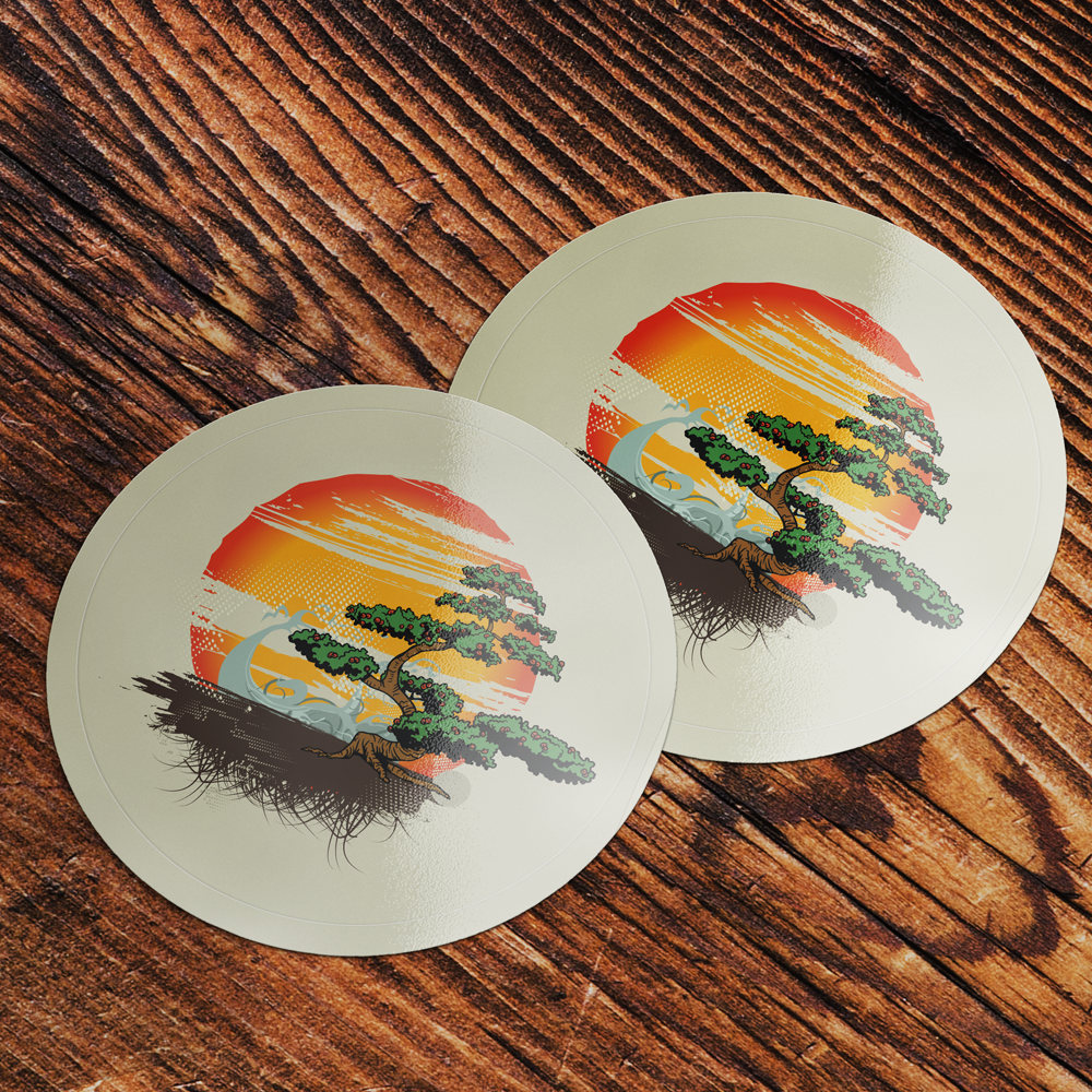 50 Easy Peel Round Full Color Custom Vinyl Stickers Labels - Etsy