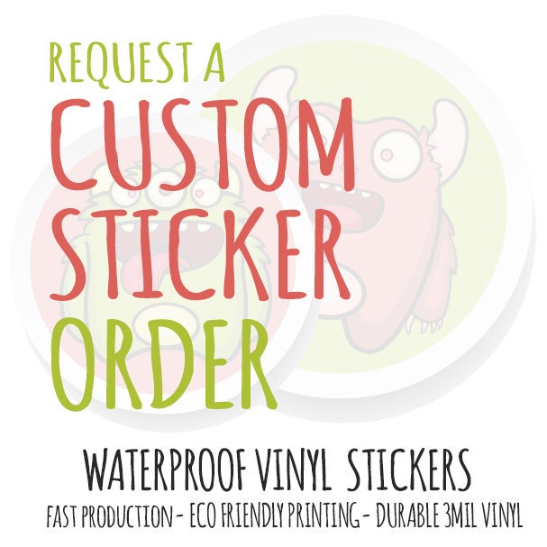 100 6.5"x3.27" and 50 3"x1.561" Custom Stickers Printed on Clear ...