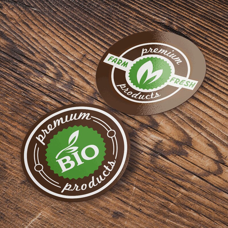 Custom Round Vinyl Stickers (set of 500) | Waterproof, Eco Inks - Etsy