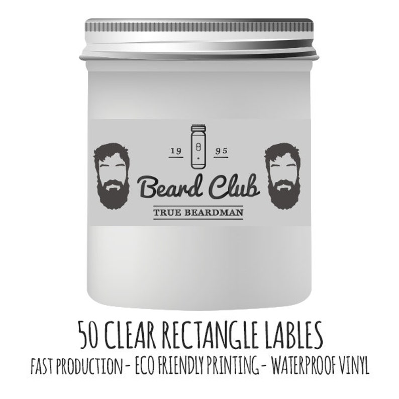 Custom Product Label 50 Clear Custom Labels Product | Etsy