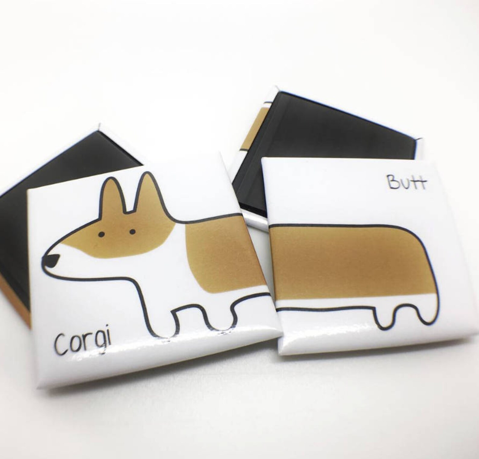 Custom Square Magnets, Button Magnets, 2" Square Magnets, Favor Magnets ...