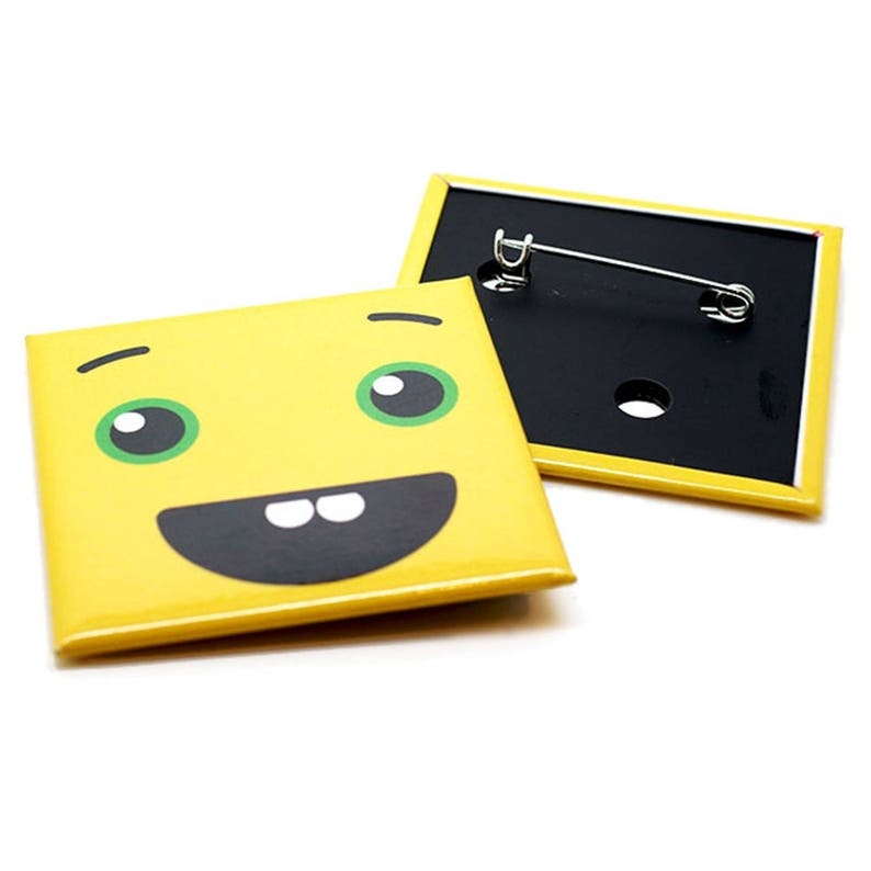 Custom Square Buttons square Buttons Custom Buttons Square - Etsy