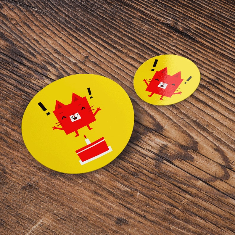 Custom Round Vinyl Stickers (set of 500) | Waterproof, Eco Inks - Etsy