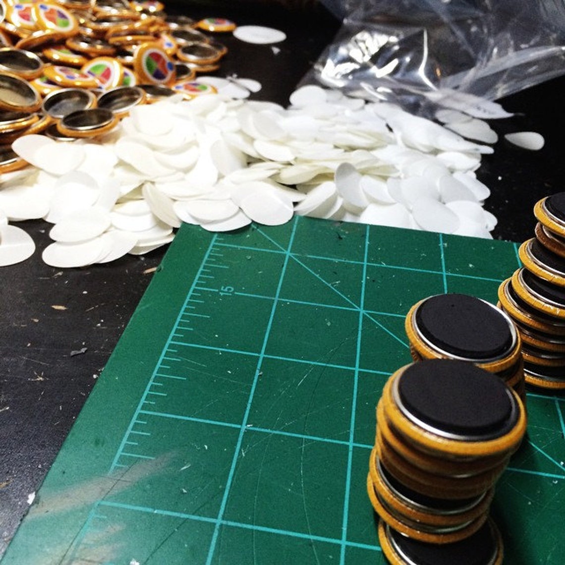 Personalized Magnets 50 Logo Magnets Button Magnets Custom - Etsy