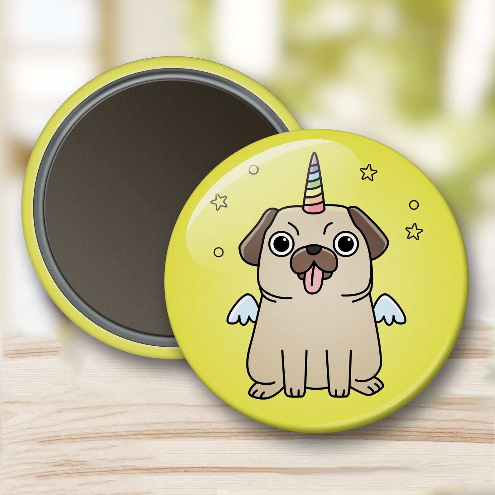 100 Custom Button Magnets Fun Favors for Party, Wedding, and Baby ...