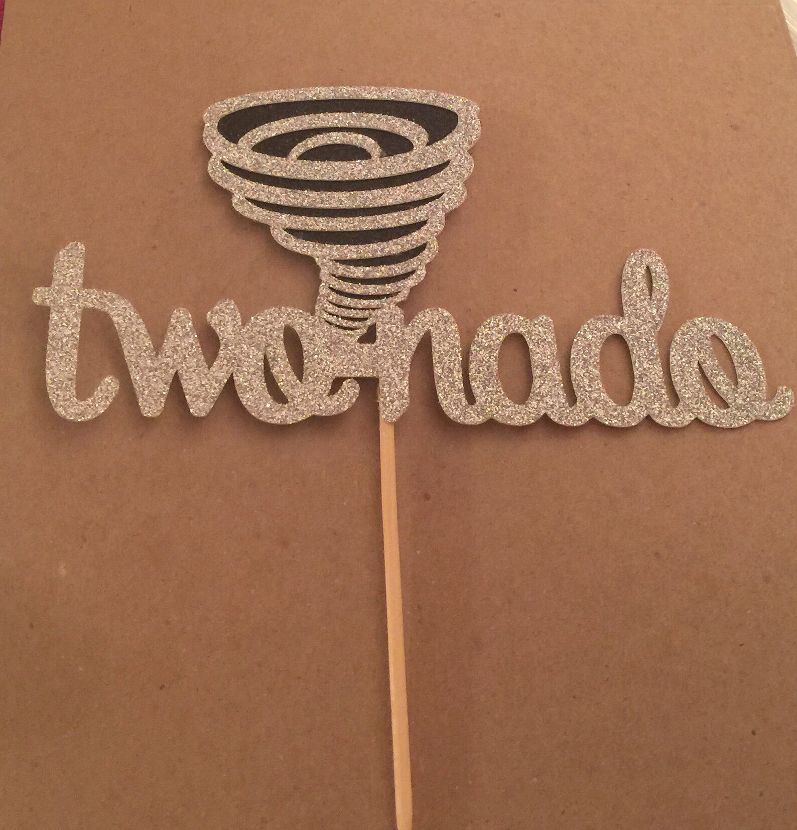 Twonado Cake Topper Two Nado Cake Topper 2nd Birthday Theme - Etsy