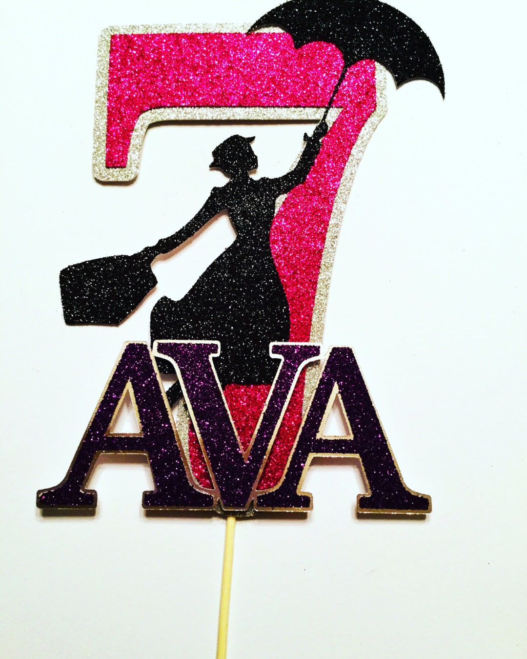 Mary Poppins Inspired Cake Topper, Mary Poppins Party Decorations - Etsy