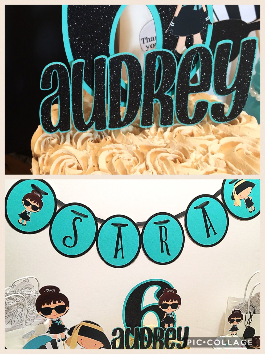 Breakfast at Tiffany's Inspired Cake Topper - Etsy