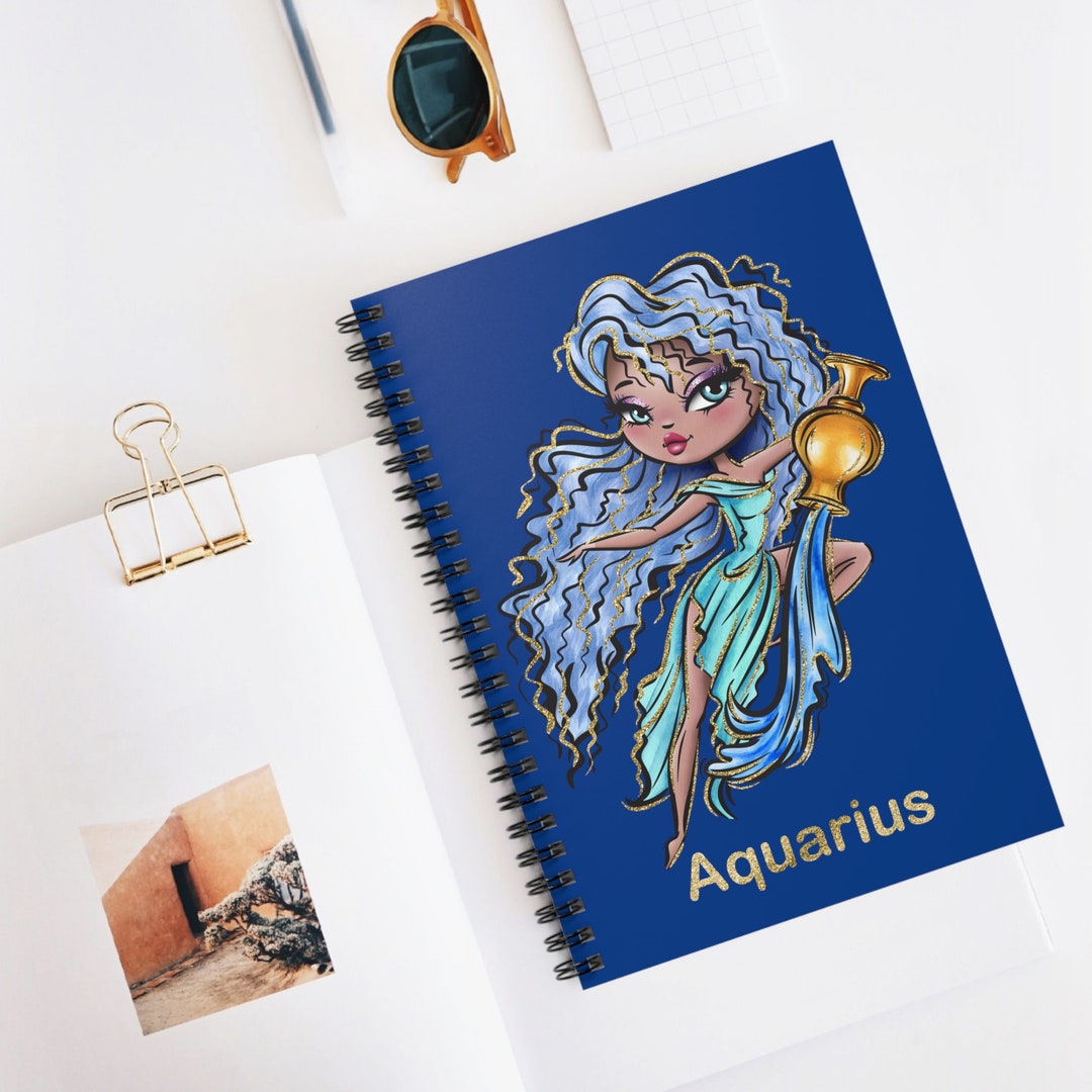 Zodiac Sign Notebook - Ruled Line Astrological Journal - Etsy