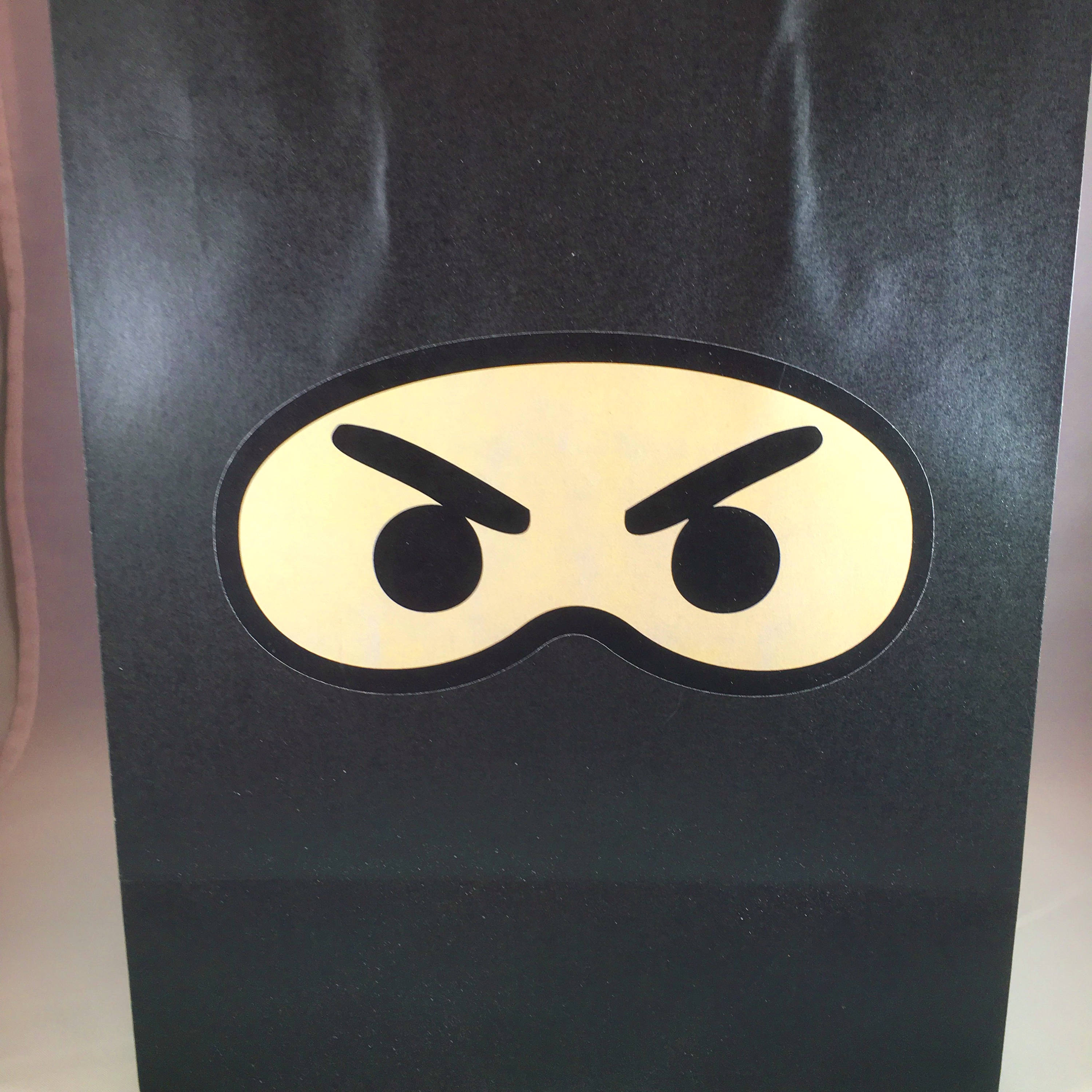 Ninja Gift Bag Stickers Ninja Birthday Party Decorations - Etsy