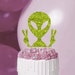 Alien Cake Topper Glitter Alien Cake Topper Alien Party - Etsy