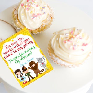 Wizard of Oz Inspired Party Favor Tags, Loot Bag Tags, Thank You Tags ...
