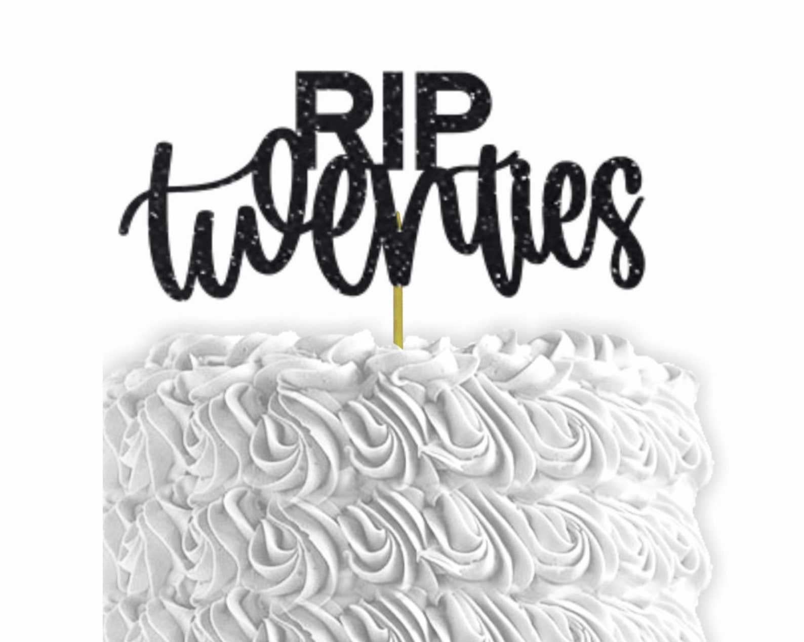 RIP Twenties Cake Topper RIP 20s Cake Topper 30th Birthday - Etsy Canada