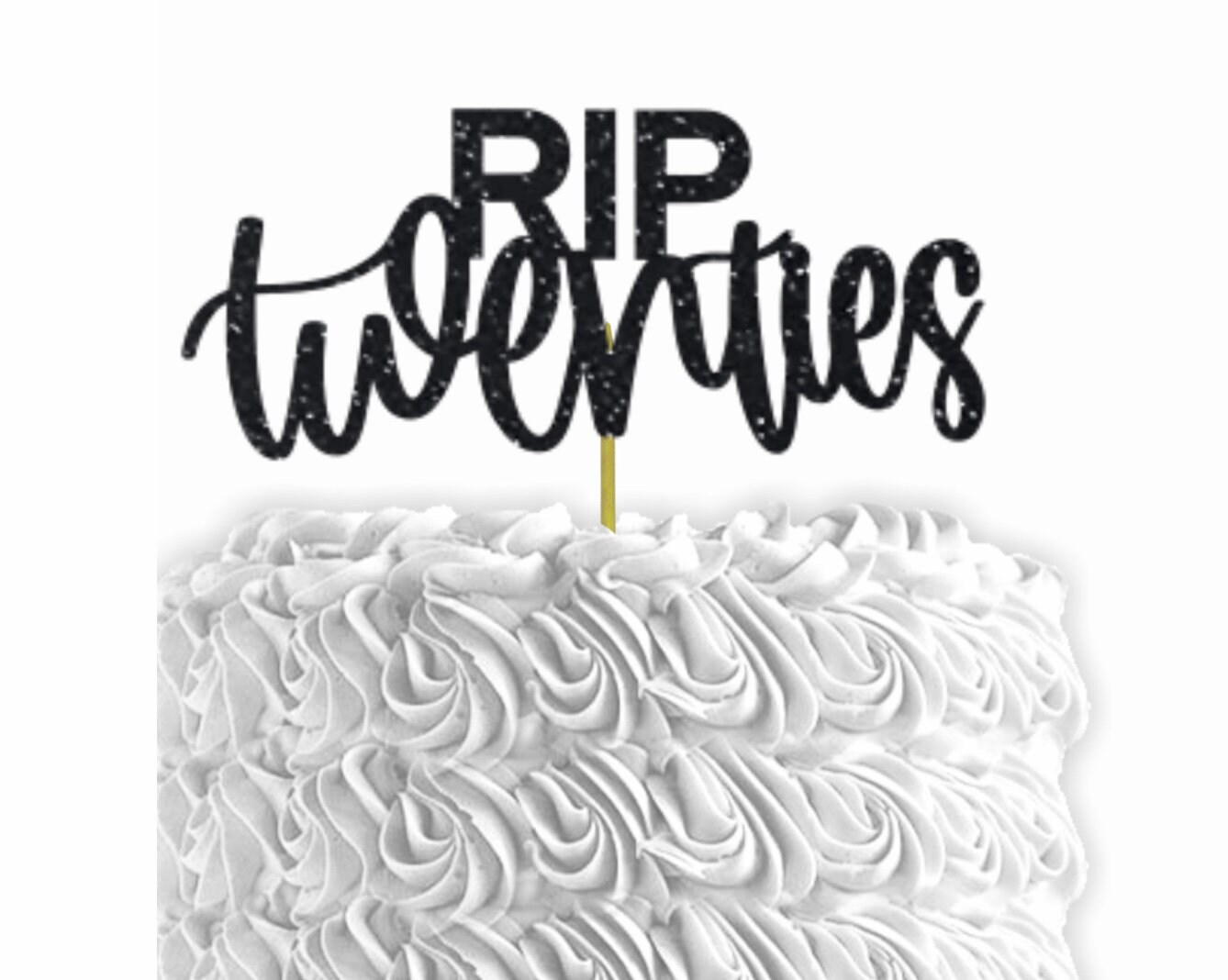 RIP Twenties Cake Topper RIP 20s Cake Topper 30th Birthday - Etsy UK