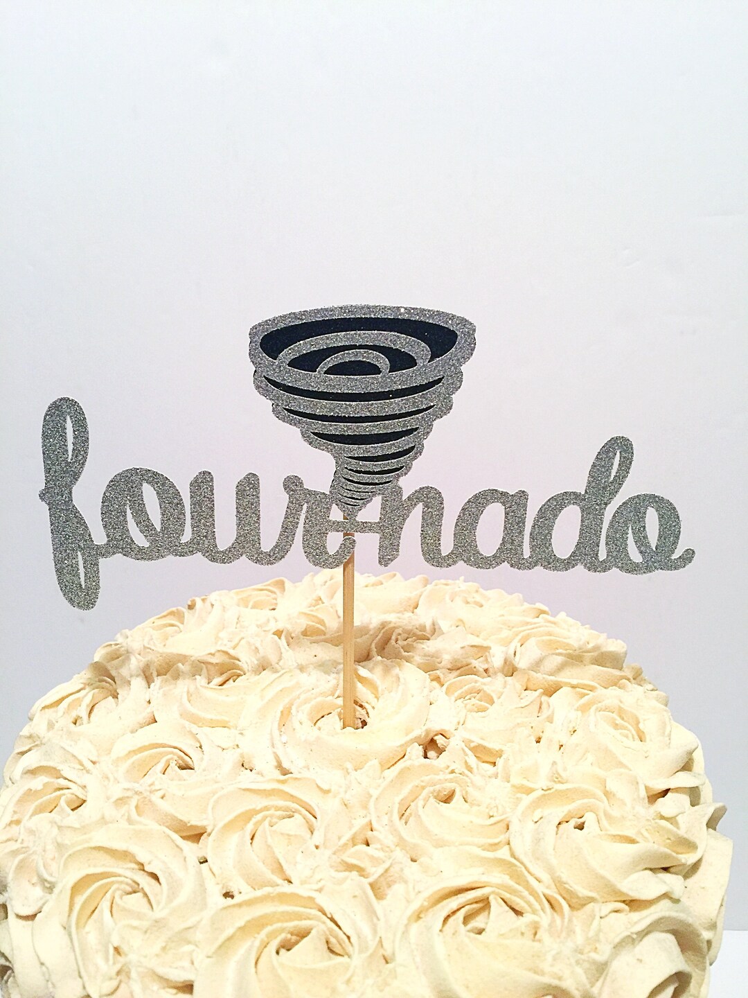 Fournado Cake Topper, Four Nado, Fourth Birthday Cake Topper, 4th ...