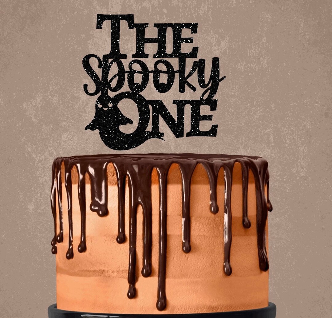 The Spooky One Cake Topper, Halloween 1st Birthday Cake Topper - Etsy