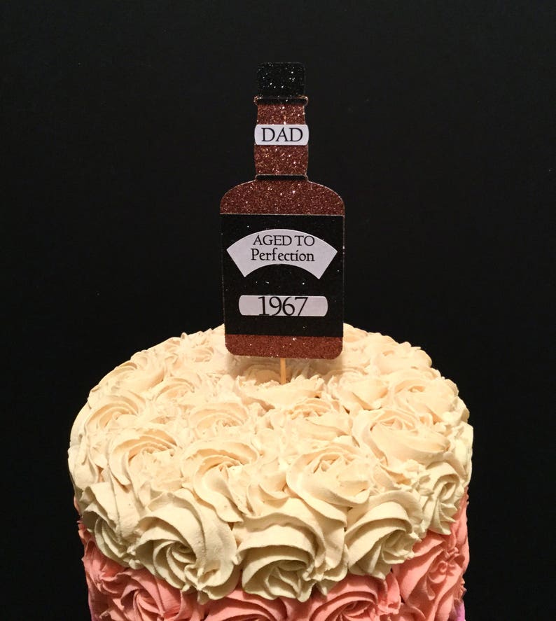 Whisky Bottle Cake Topper Whiskey Bottle Cake Topper Etsy