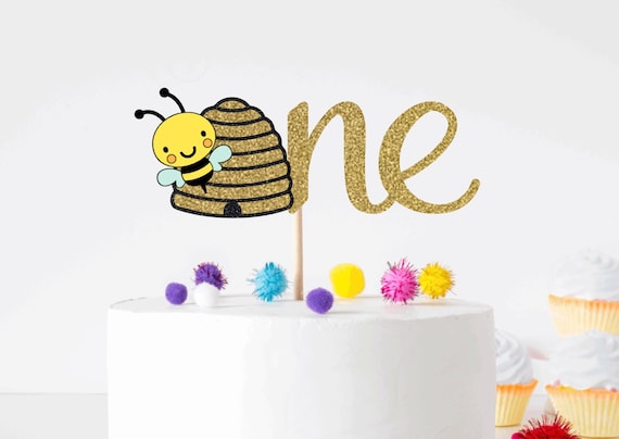 Fun to Bee 1 Cake Topper Fun to Be One Cake Topper First Bee - Etsy