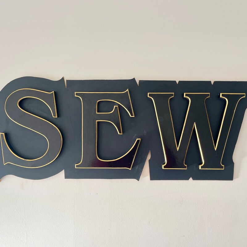 Sew on Letters - Etsy