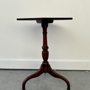 Regency Style Hexagonal Tri Leg Side Table - Etsy