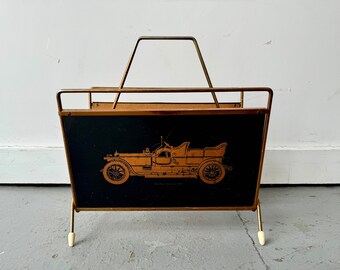 1970s Chrome and Smoked Glass Magazine Rack - Etsy UK