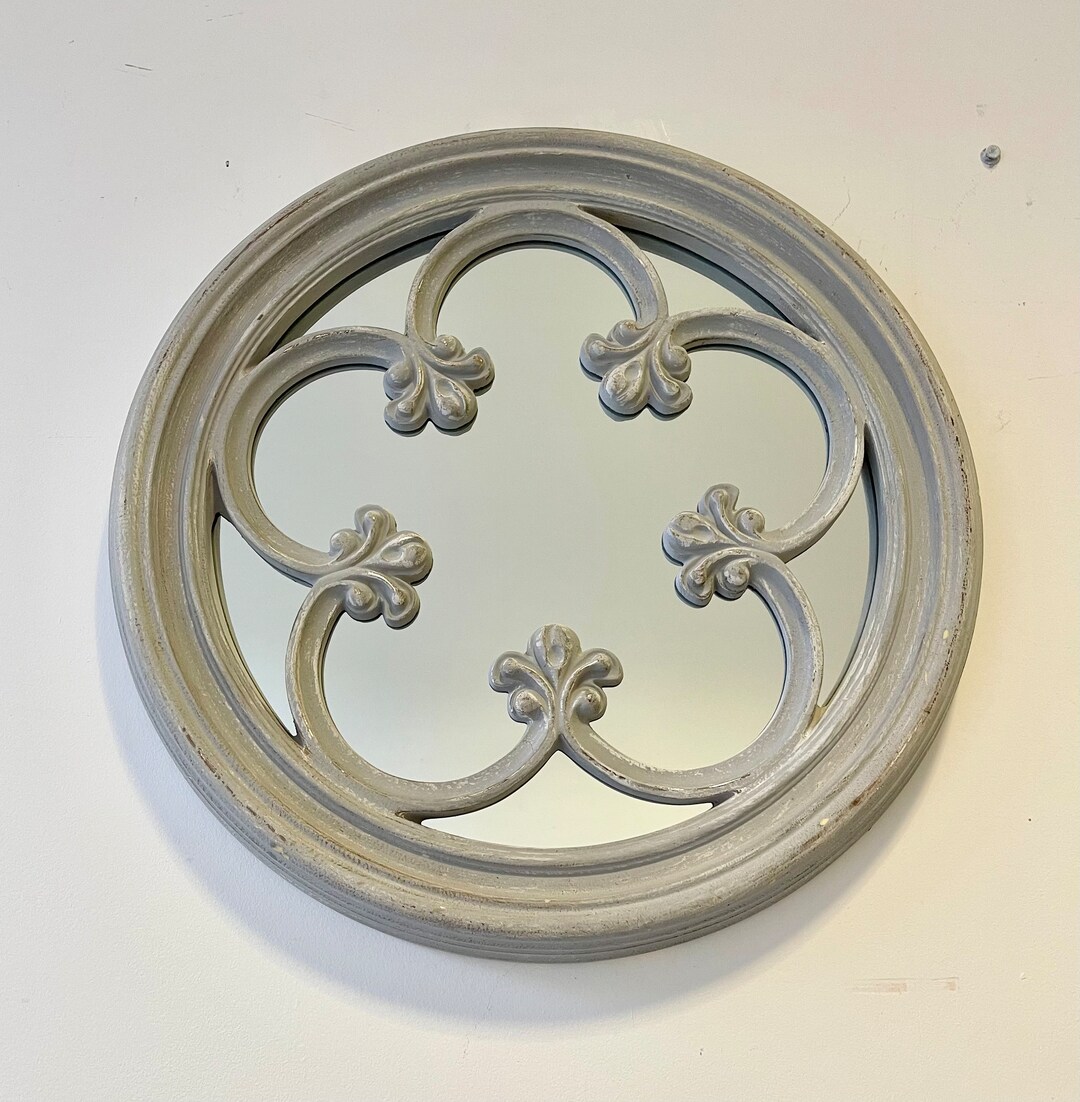 Round Gothic Style Mirror - Etsy