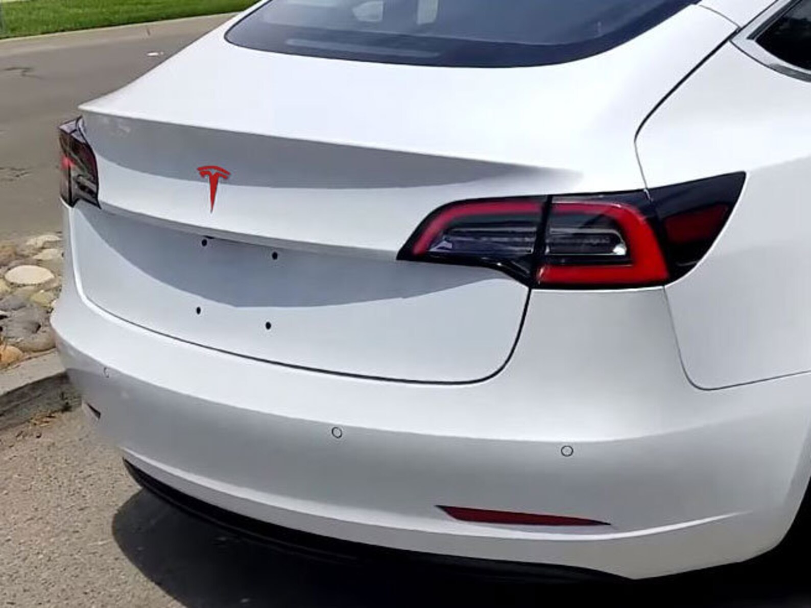 Tesla Model 3 Rear Decal | Etsy