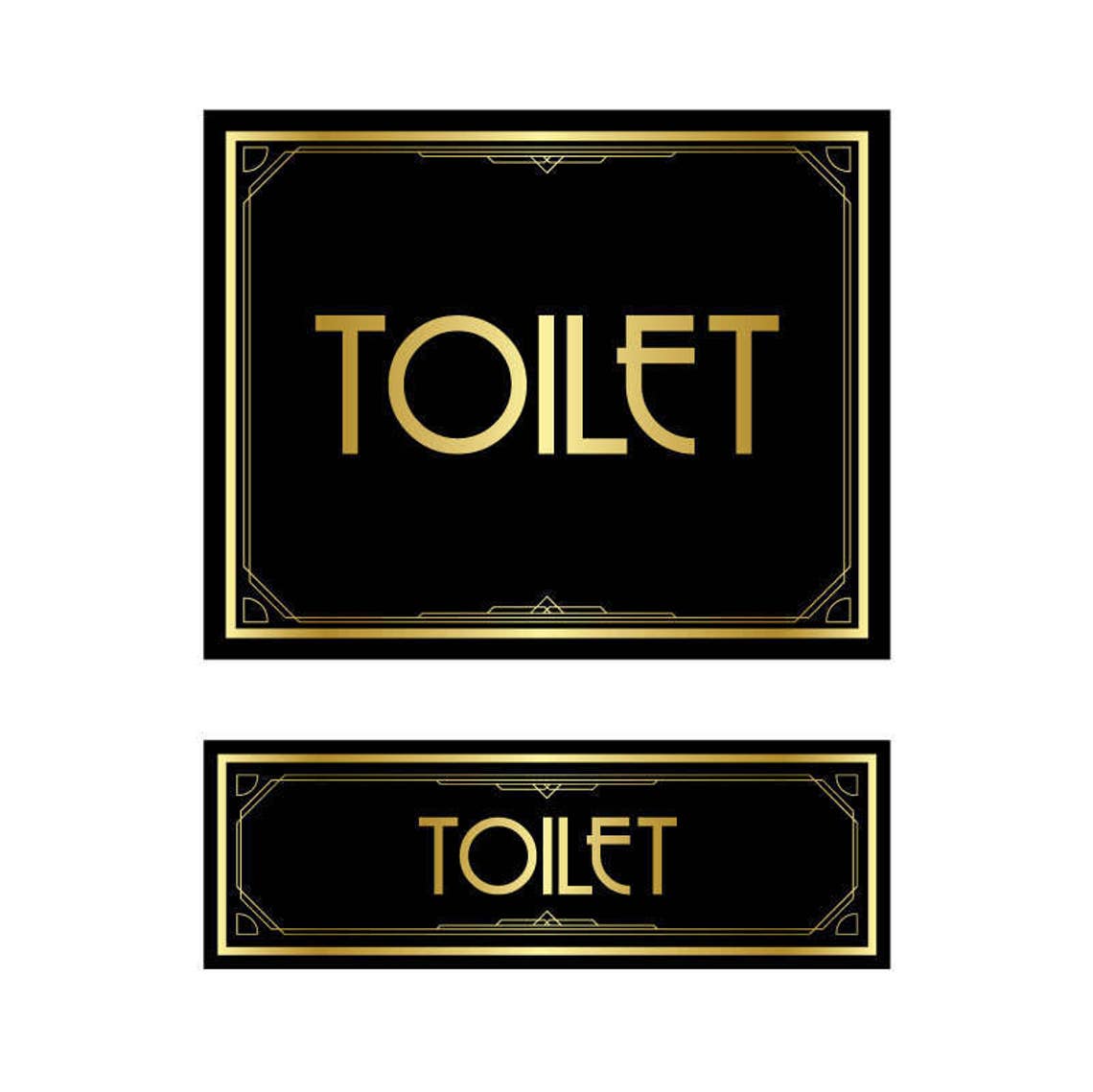 Toilet Sign Wc Sign Restroom Sign Restroom Signs Restroom Door Sign Wc ...