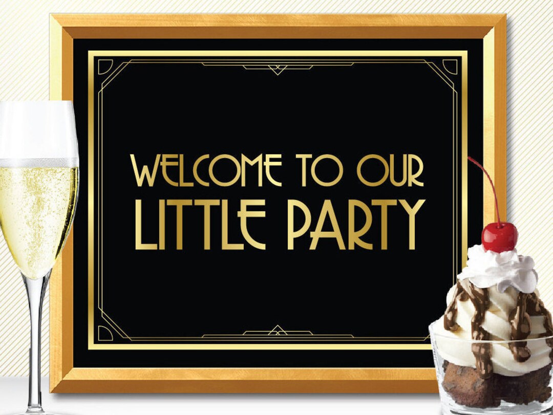 WELCOME Sign, Welcome to Our Party, Welcome Wedding Sign, Welcome Party ...