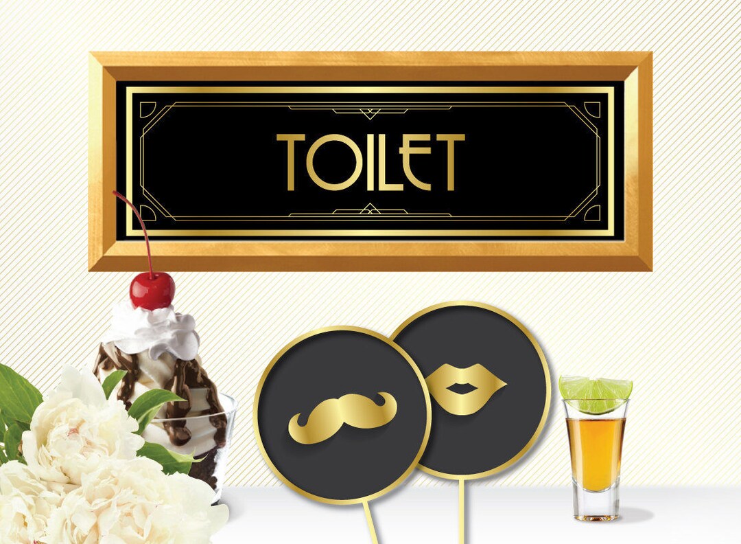 Toilet Sign Wc Sign Restroom Sign Restroom Signs Restroom Door Sign Wc ...