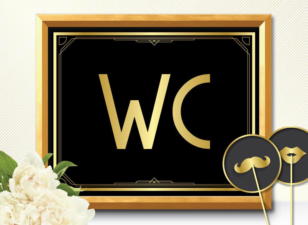 Toilet Sign Wc Sign Restroom Sign Restroom Signs Restroom Door Sign Wc ...