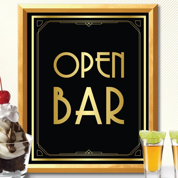Open Bar Quote Sign - Etsy