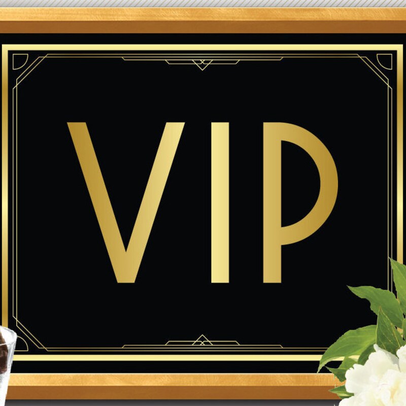 Vip Sign - Etsy