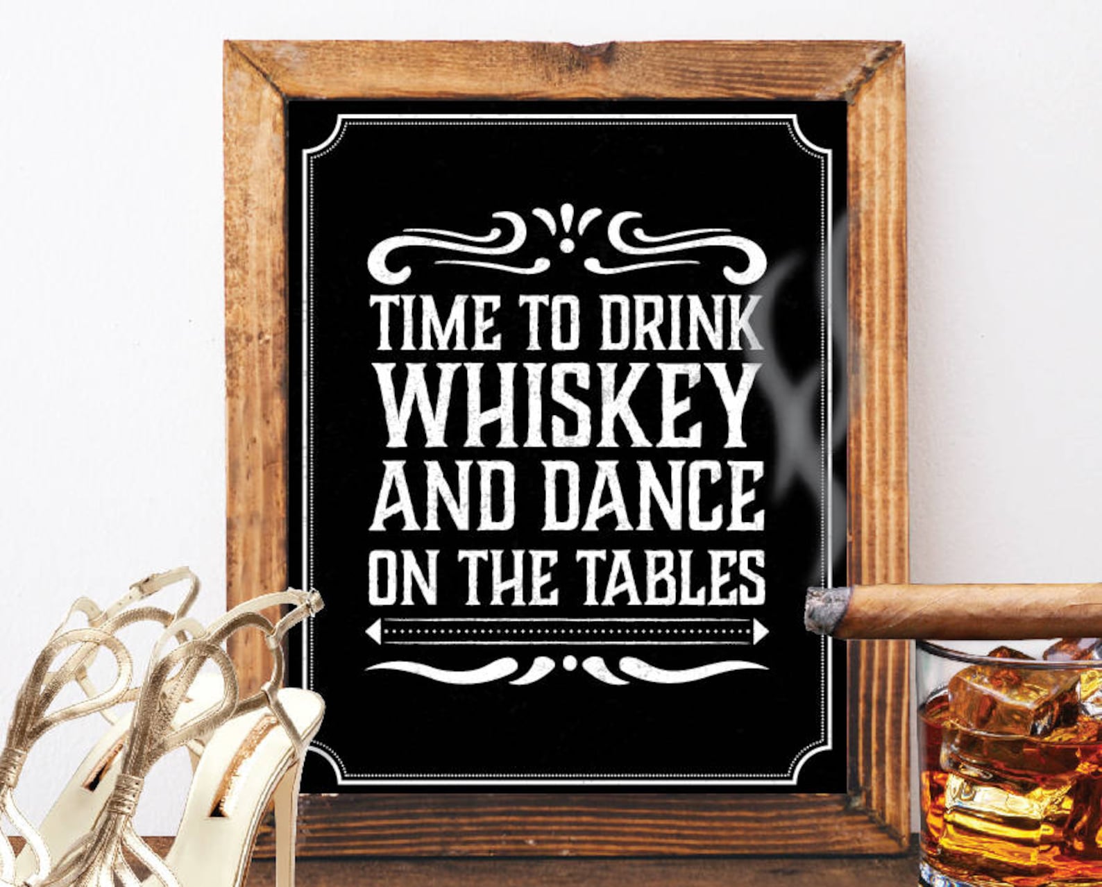 Whiskey Sign Chalkboard Wedding Sign Bar Decoration Jack Daniels ...