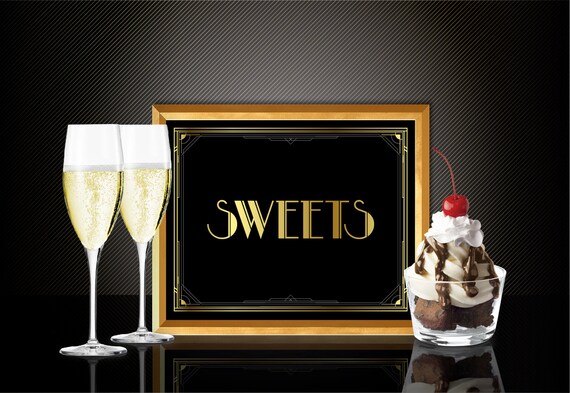 Sweets Sign Sweets Table Sweets Table Sign Sweets Great | Etsy