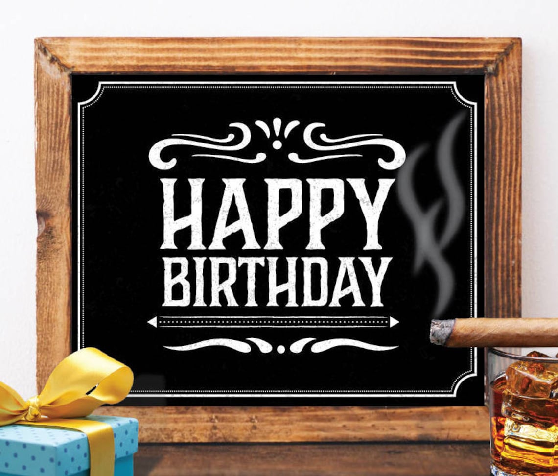 Happy birthday schild druckbare happy birthday schild jack daniels ...