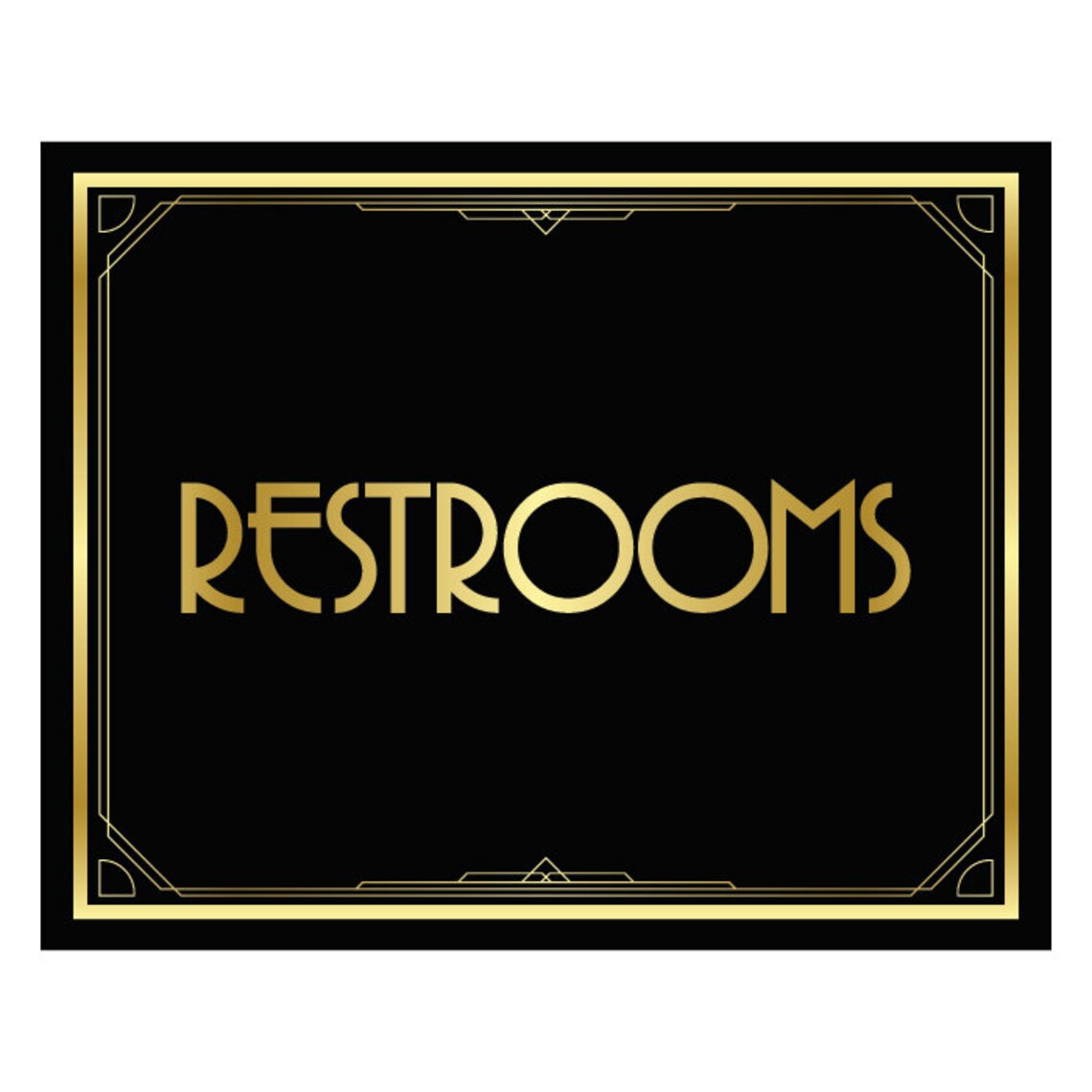 Restroom Sign Wc Sign Toilet Sign Restroom Signs Restroom Door Sign Wc ...