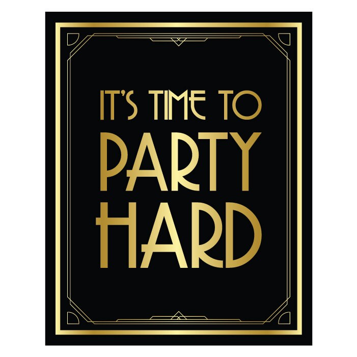 Great Gatsby Party Decorations Great Gatsby Party Birthday Party