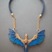 Blue Dragon Necklace - Etsy