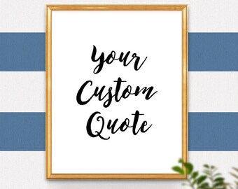 Your favorite quote | Etsy