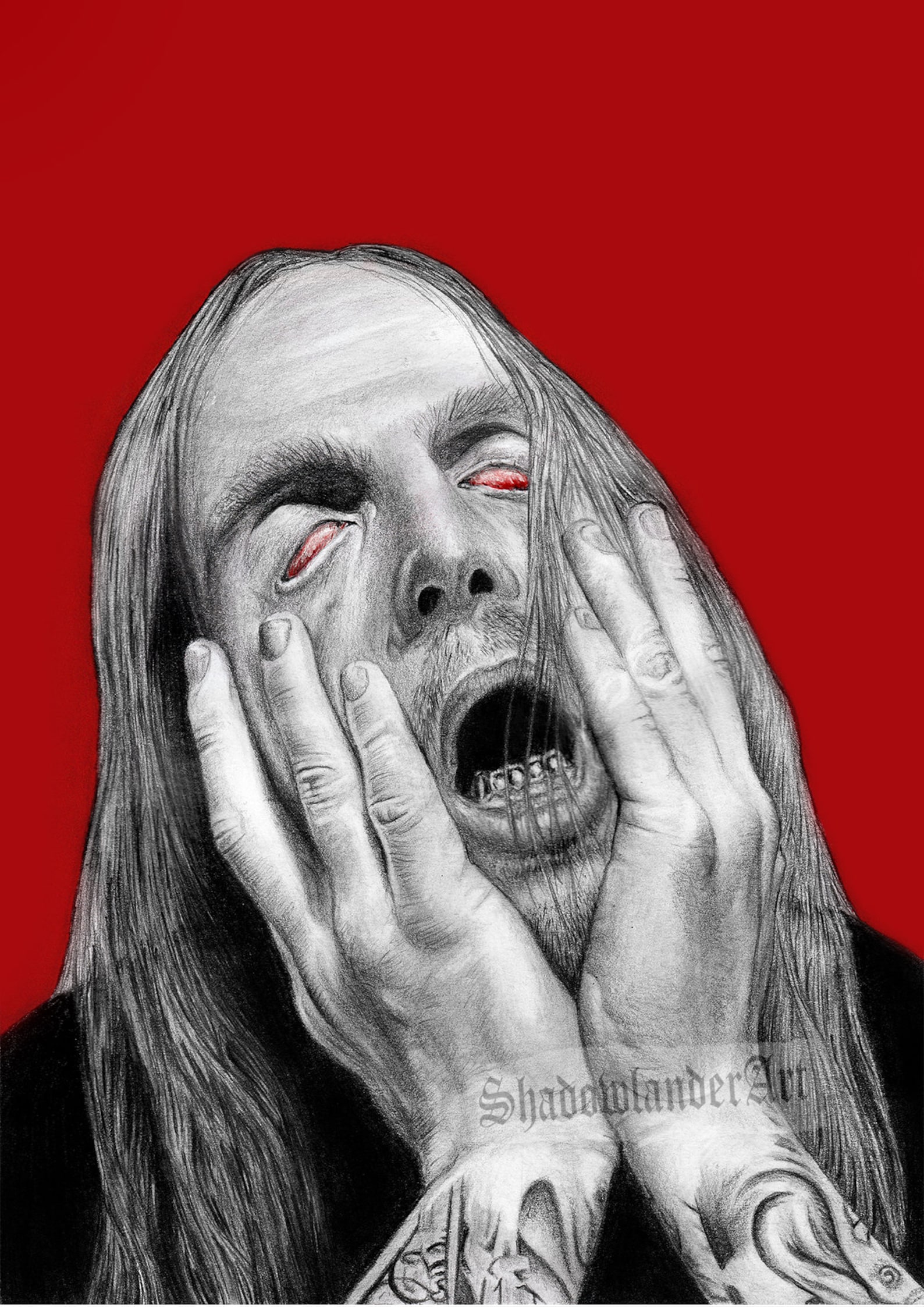 Sadistik rigormortis Drawing ART PRINT - Etsy