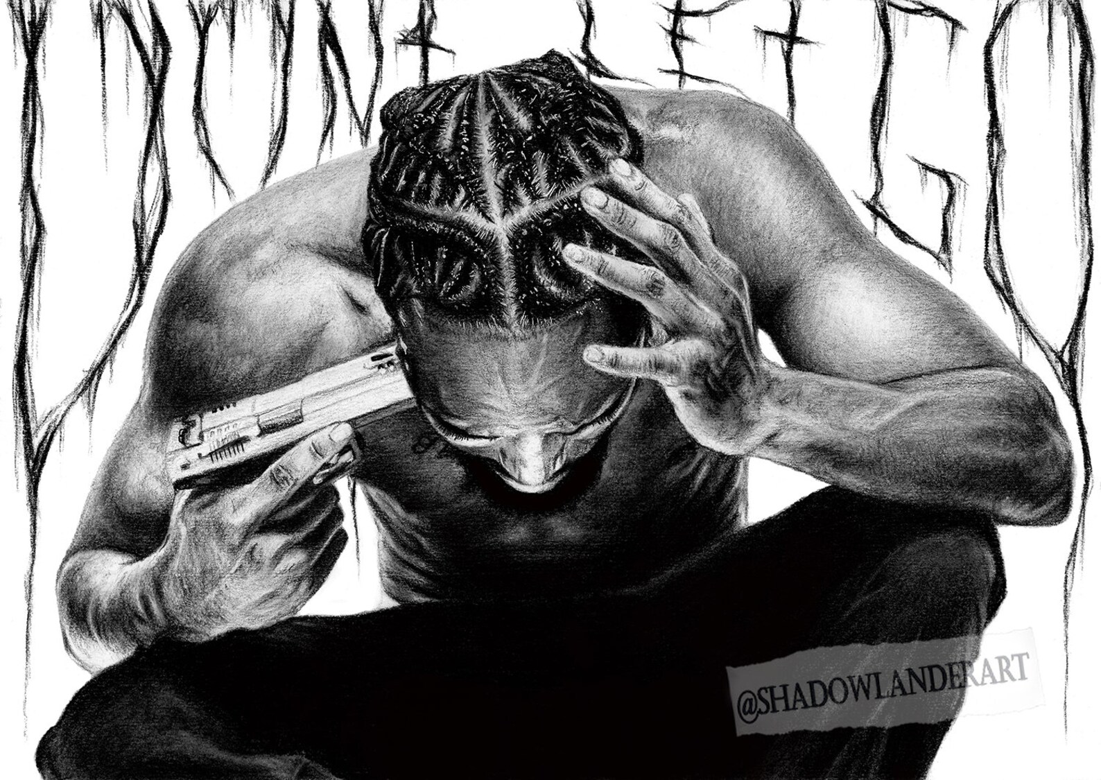 King Iso don't Let Go Drawing ART ORIGINAL & PRINT - Etsy