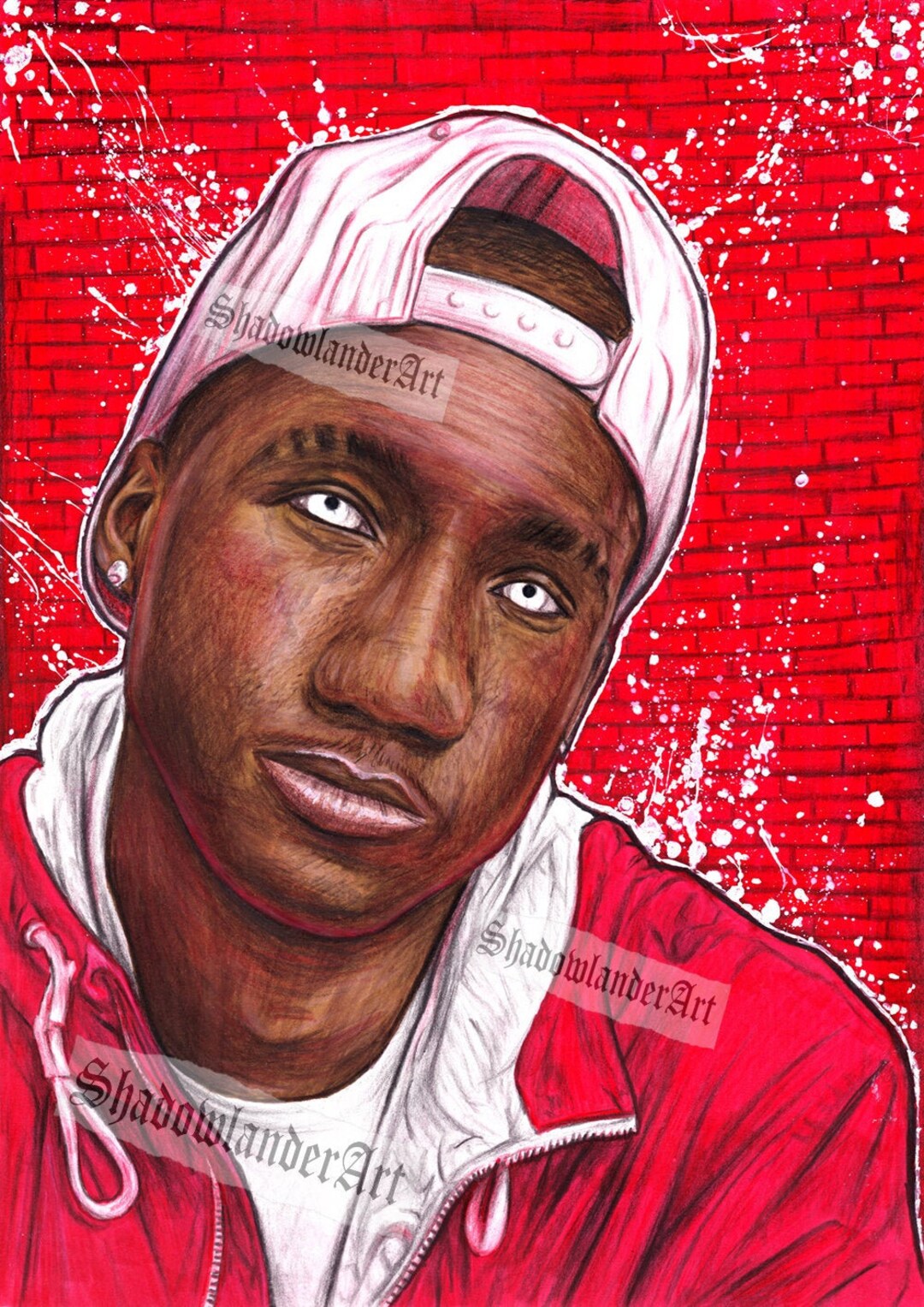 Hopsin back to Basics Drawing ART PRINT - Etsy