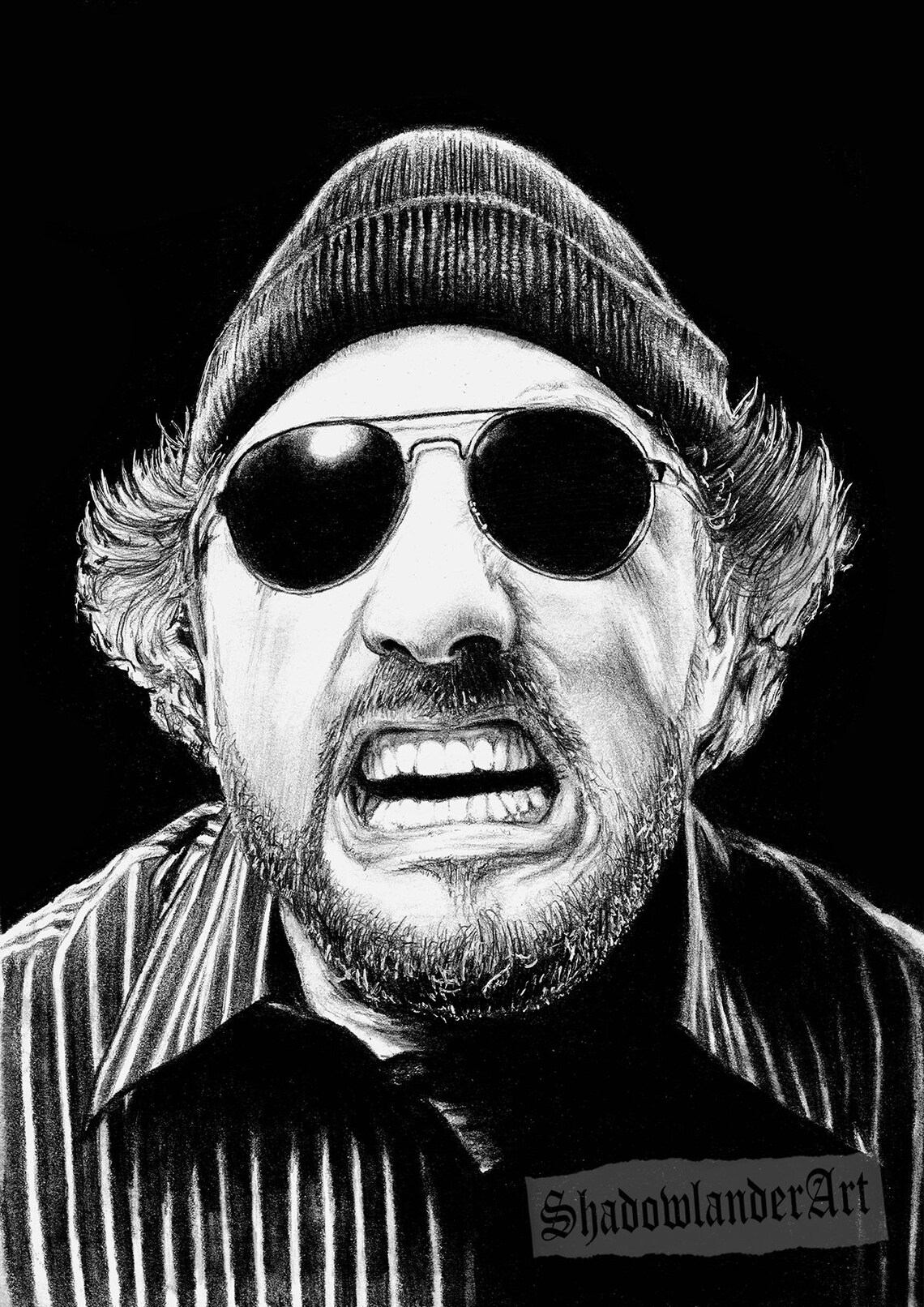 R.A. the Rugged Man madman Drawing ART ORIGINAL & - Etsy