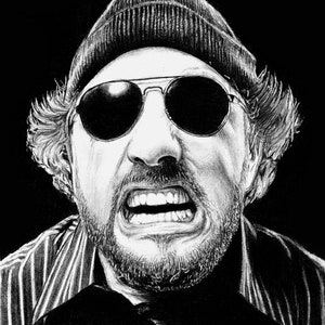R.A. the Rugged Man madman Drawing ART ORIGINAL & - Etsy