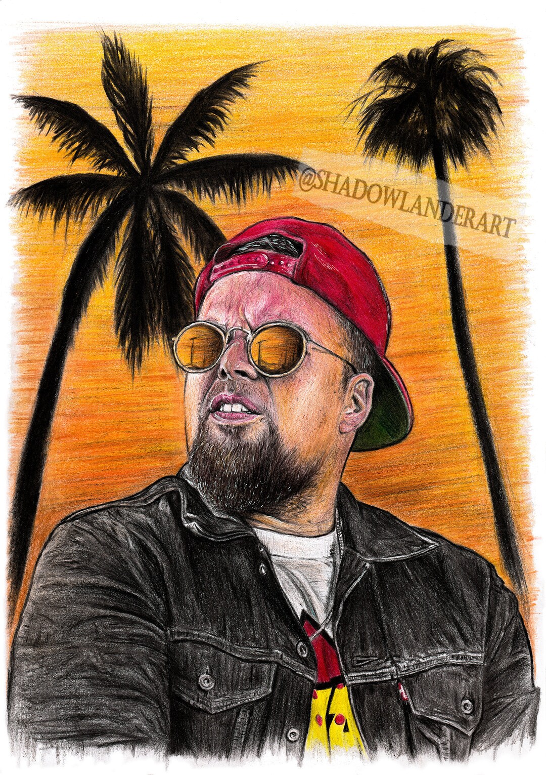 Mayday Bernz the Last Sunrise Drawing ART ORIGINAL & PRINT - Etsy